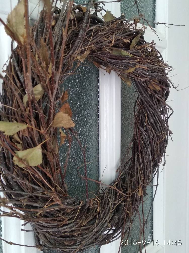 Wreath With Thin Birch Branches Easter Decor Birch Wreath | Etsy