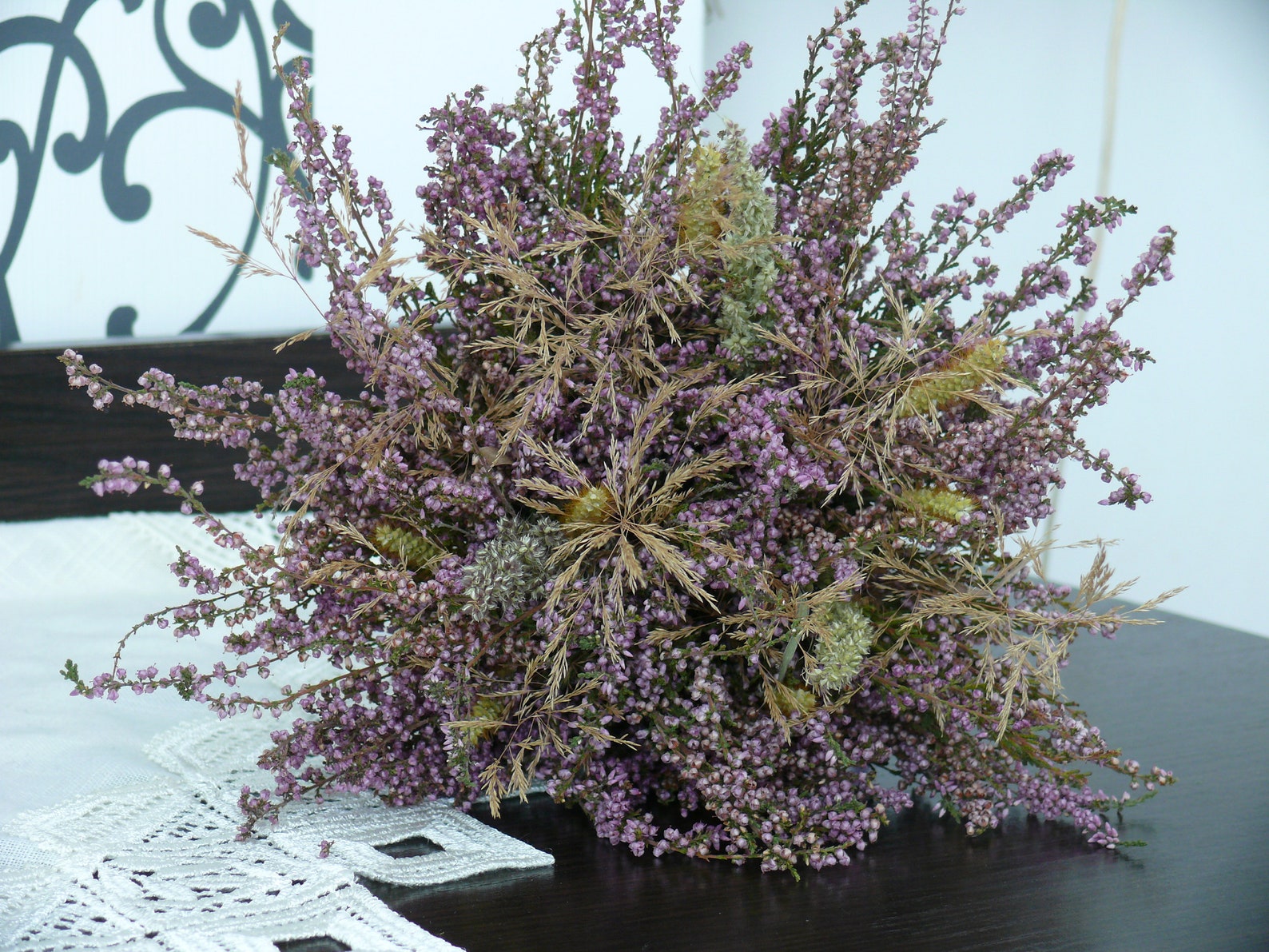 Heather, Bouquet of Heather, Dried Purple Flowers, Bouquet of Purple ...
