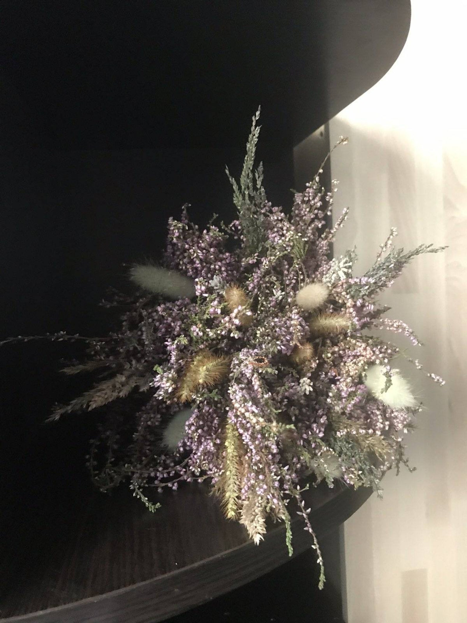 Heather Dried Flowerbouquet of Heather Dried Purple | Etsy