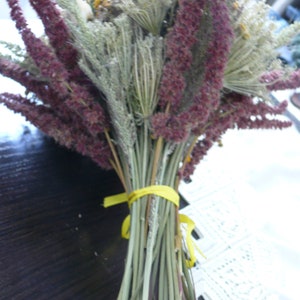 Dried Tansy Bouquet, Rustic Flower Arrangement, Mix - Etsy