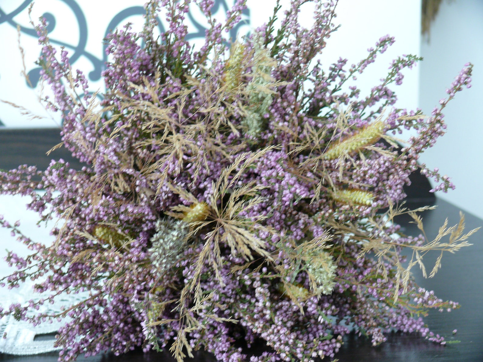 Heather, Bouquet of Heather, Dried Purple Flowers, Bouquet of Purple ...
