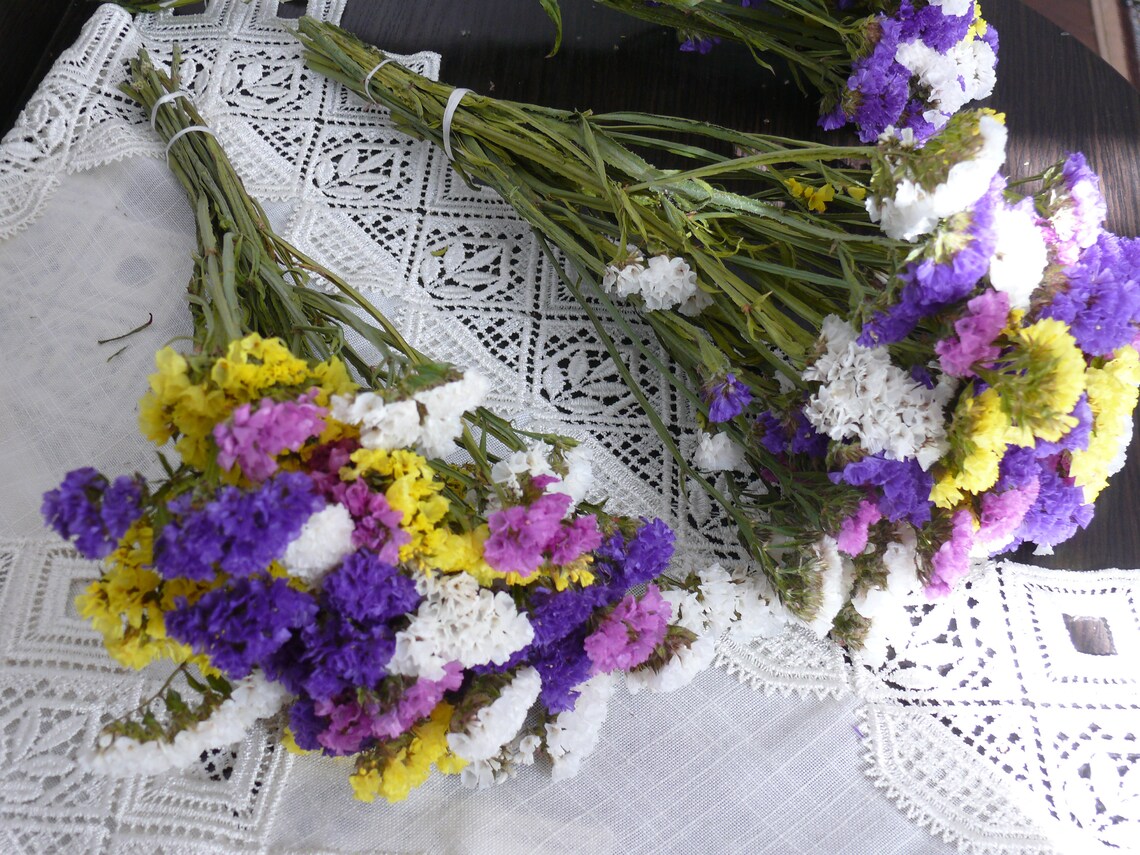 Dried Statice Wedding Decor Filler Dried Flowers Statice - Etsy