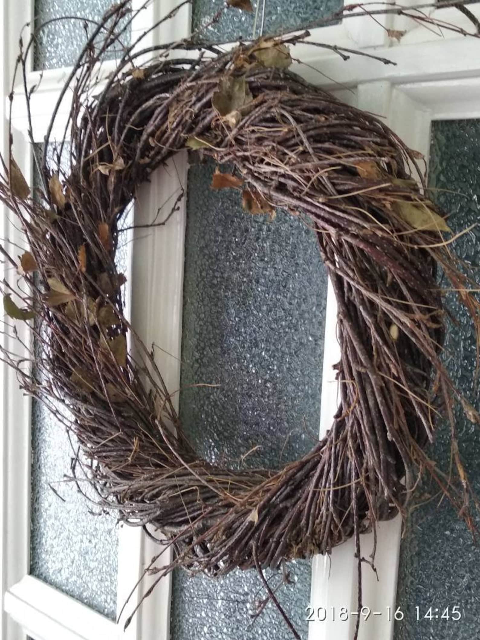 Wreath With Thin Birch Branches Easter Decor Birch Wreath | Etsy