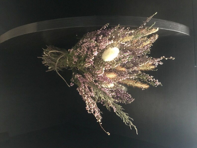 Heather Dried Flowerbouquet of Heather Dried Purple | Etsy