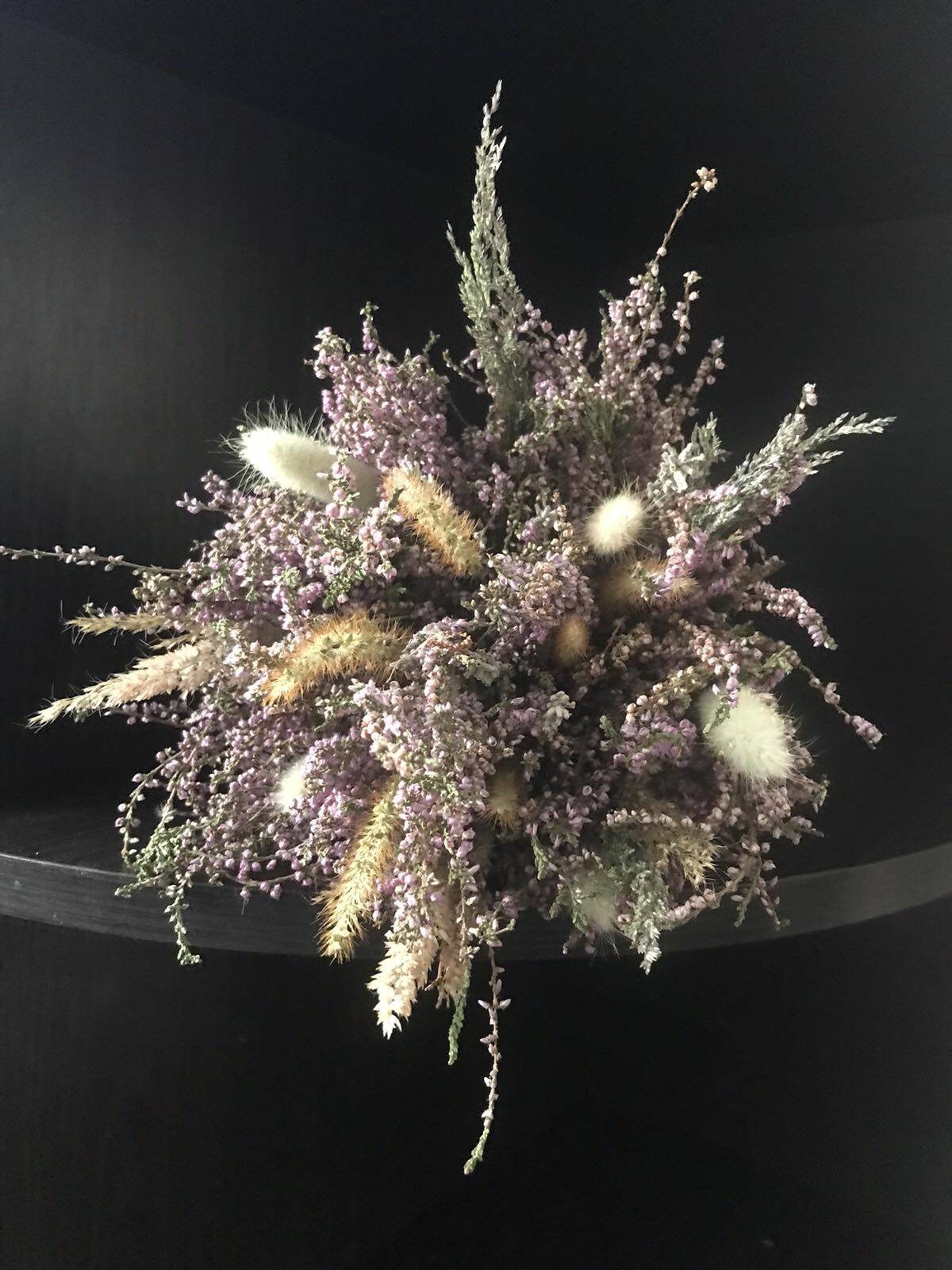 Heather Dried flowerBouquet of heather dried purple | Etsy