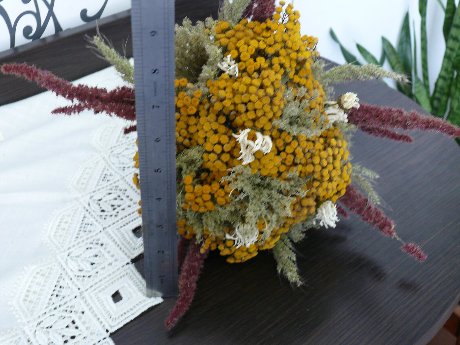 Dried Tansy Bouquet, Rustic Flower Arrangement, Mix - Etsy