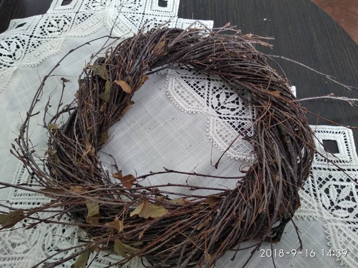 Wreath With Thin Birch Branches Easter Decor Birch Wreath | Etsy