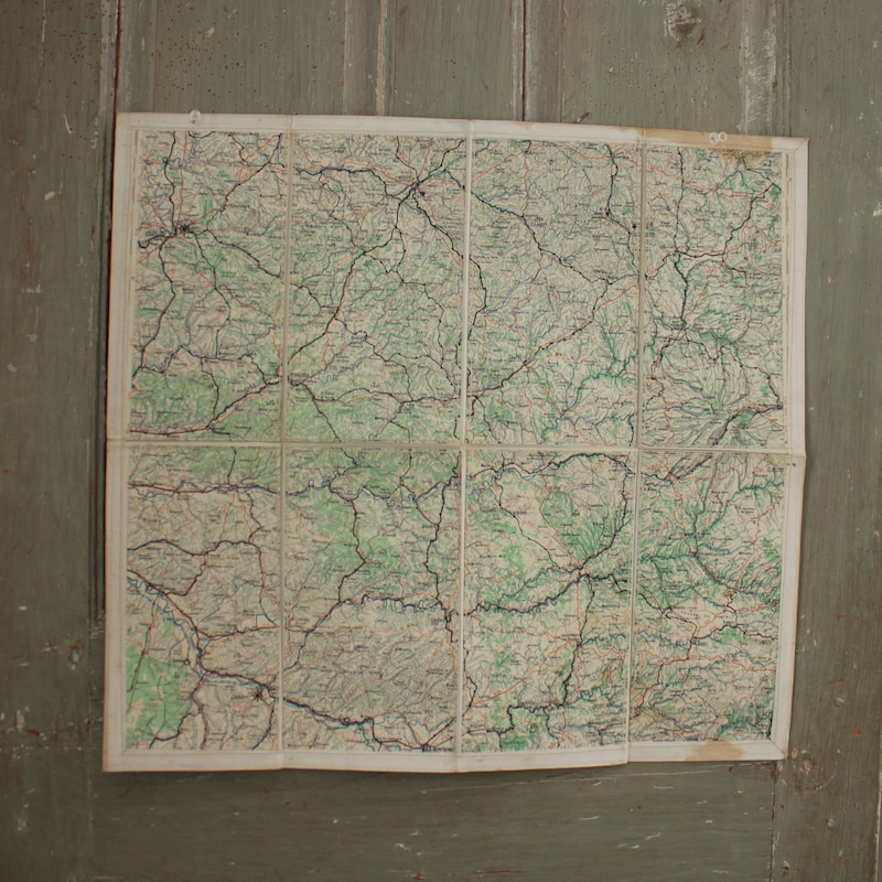 Linen Map - Etsy