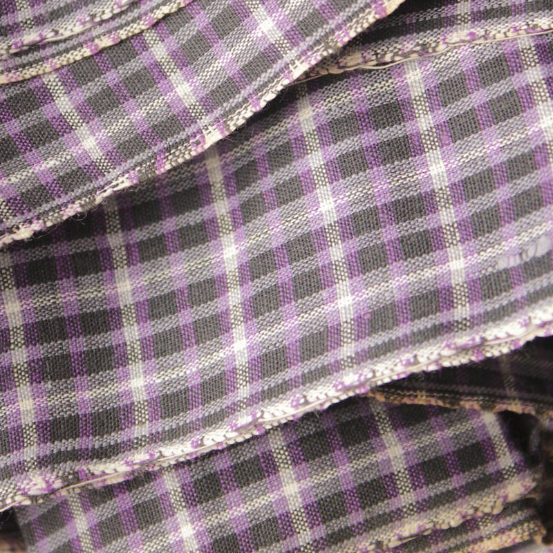 Purple Plaid Fabric - Etsy