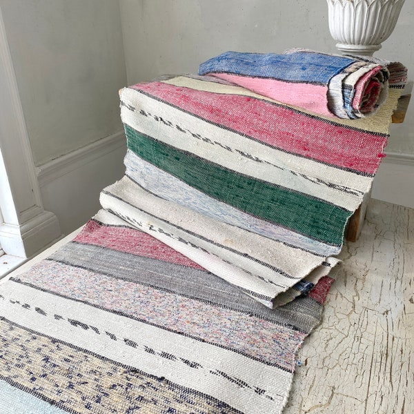 Rag Rug Runner - Etsy