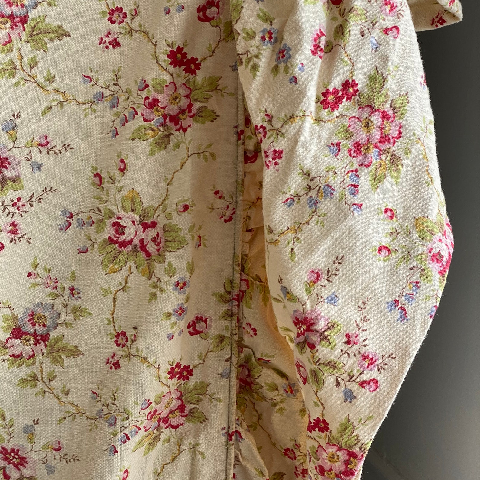 Aged faded tones Bed cover bedspread Daybed coverlet soft | Etsy