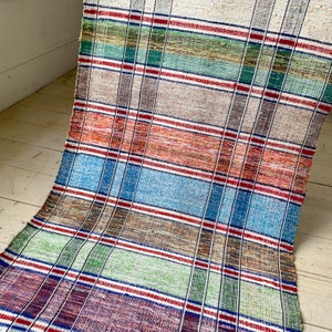 15.5 Yards Vintage Rag Rug Stair Hall Table Runner European Carpet Rug ...