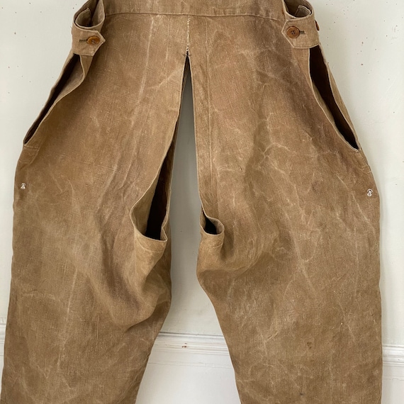 Antique Chaps Linen French work wear pants or trouser… - Gem