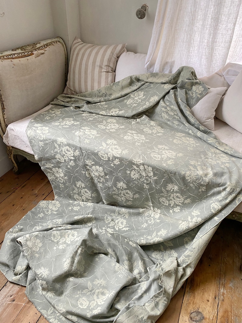 Gorgeous Rare 4.5 Yards GRAY Vintage French Damask 1930s-1940s - Etsy