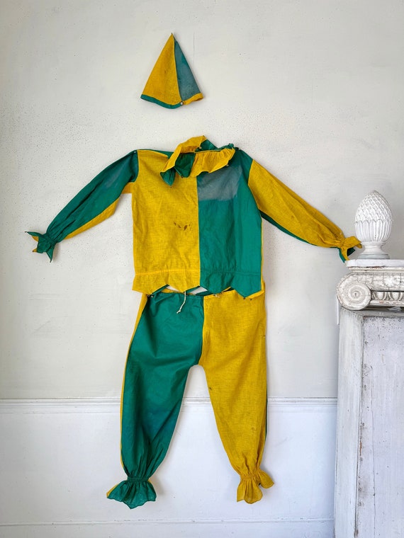 1920's CARNIVAL BELLS 3 piece jester Theater clown c… - Gem