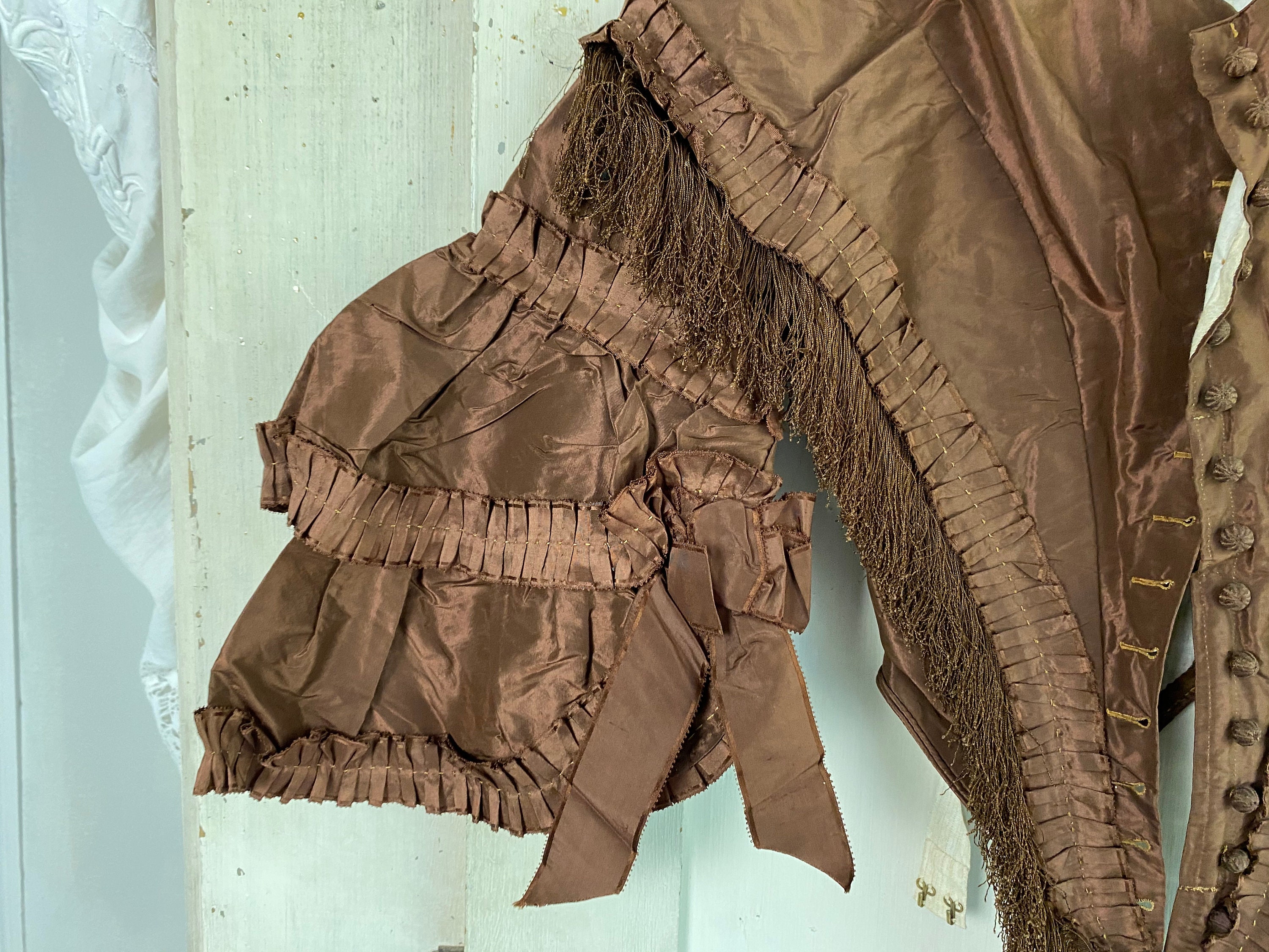 Silk Taffeta Antique French Bodice Victorian Fashion Style - Etsy
