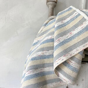 Vintage Rag Rug Blanket / Hand Woven Rug Area Carpet Country Farmhouse ...