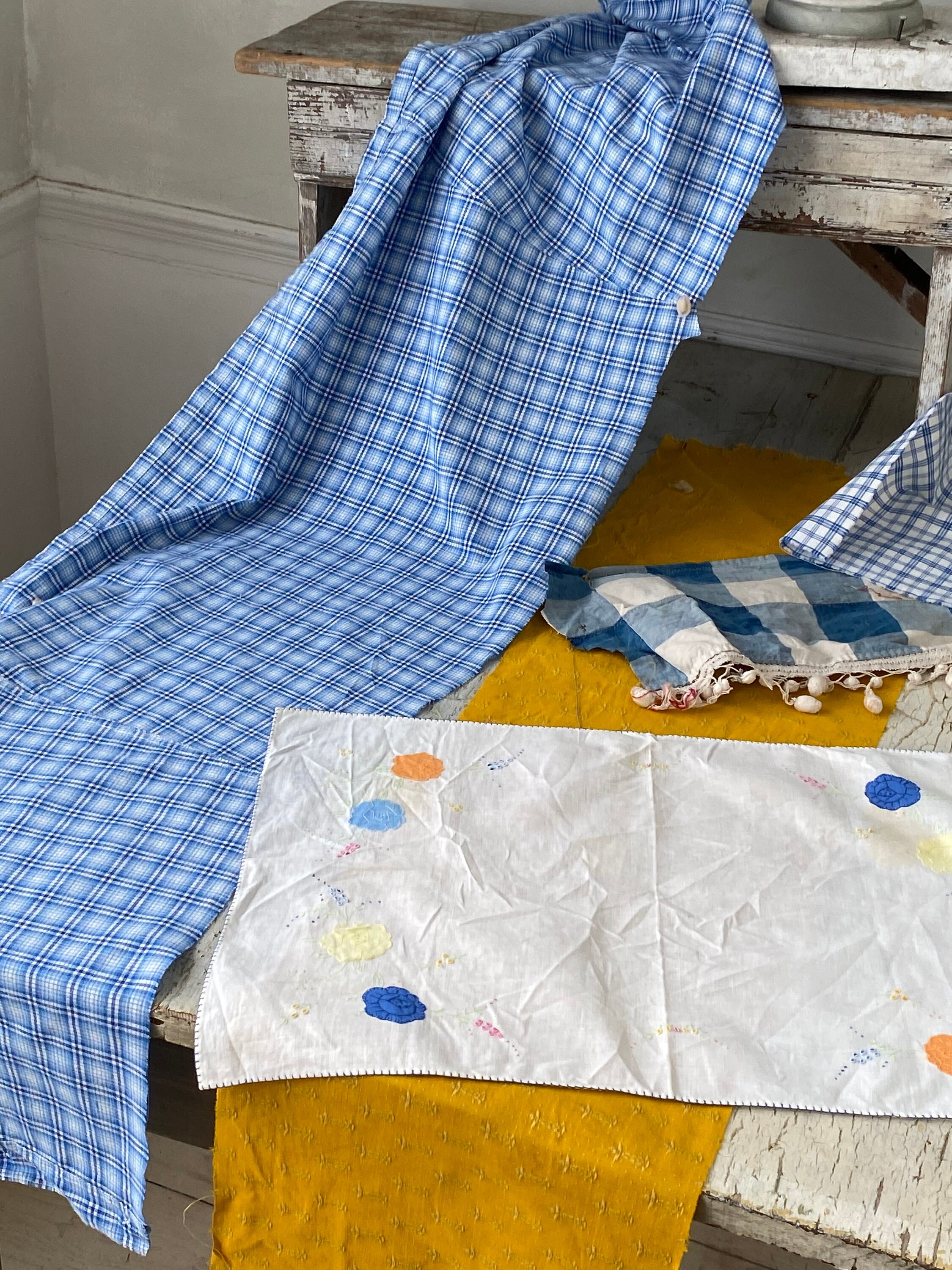 French Plaid and Check English Doily Project Bundle for Sewing | Etsy