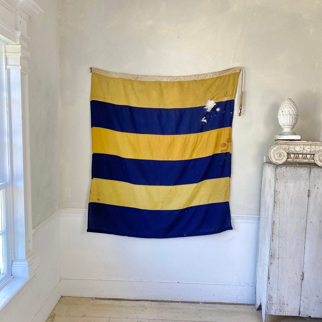 Vintage World War II Naval Flag Authentic WW2 "g" "george" Meaning the ...