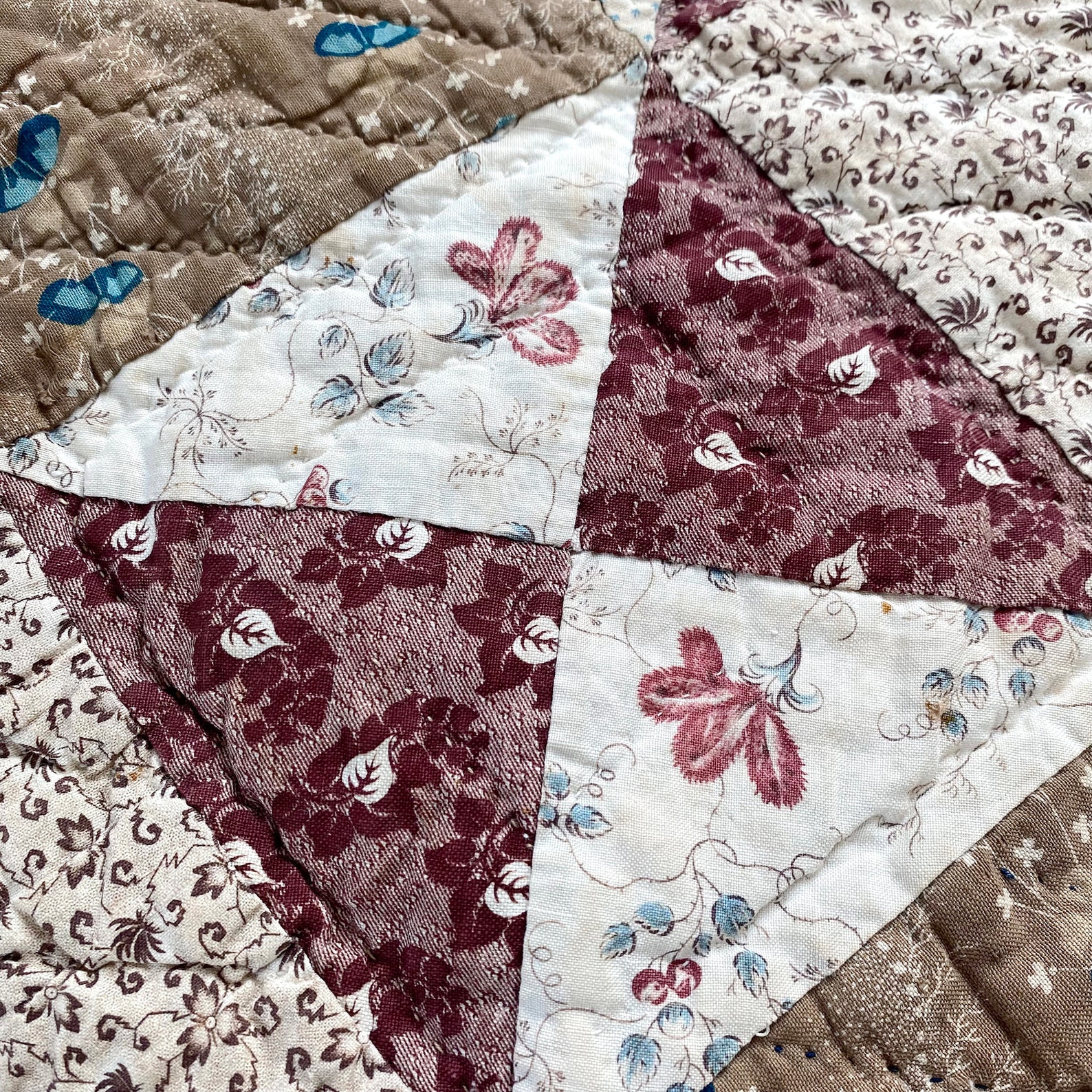 Early Patchwork Square 18th to Early 19th Century Quilt - Etsy