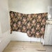 French Antique Fabric 1880 Heavyweight Twill Weave 1880 Black Pink ...