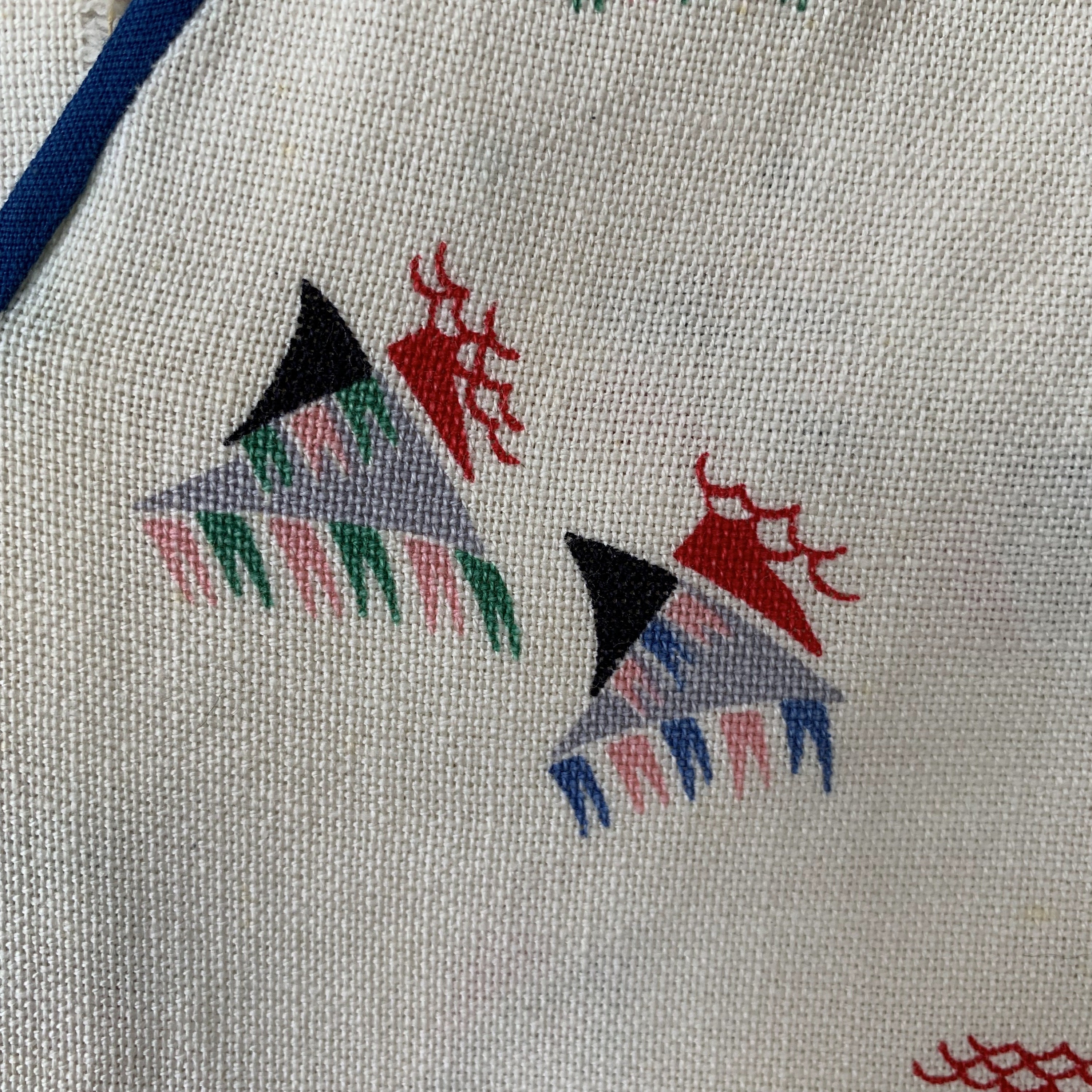 Vintage Dress with Sailboat Pattern Housedress French Clothing | Etsy