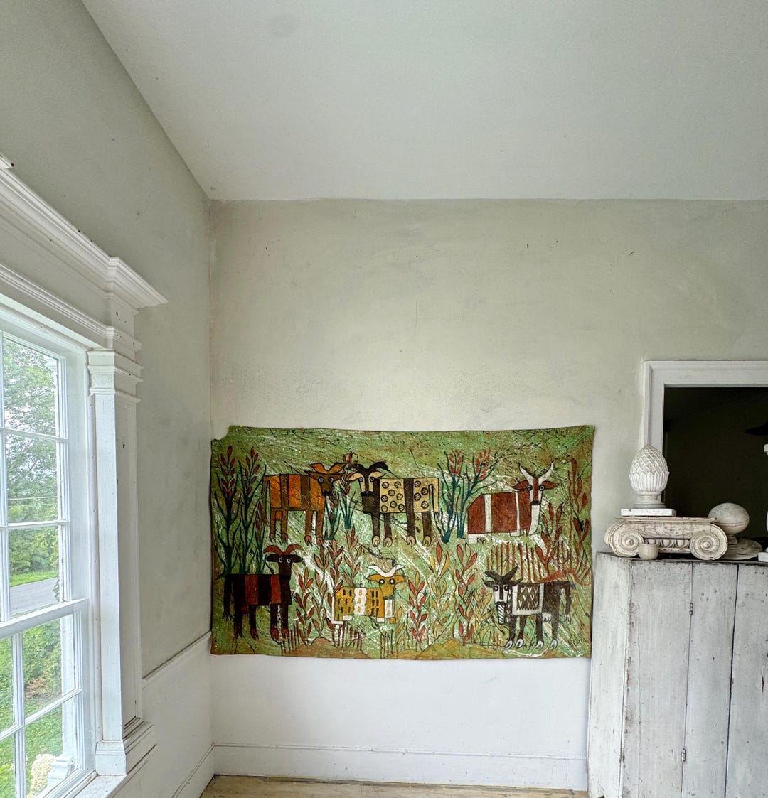 76x45 SIGNED Helmi Painting French Abstract Art Artist Painted Linen ...