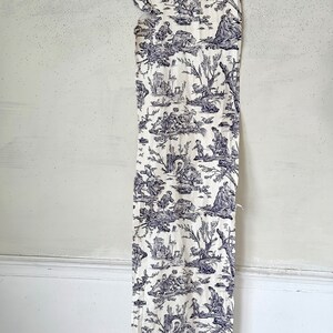 86x 12.5 Purple Toile De Jouy Cotton Fabric Material Patchwork Quilting ...