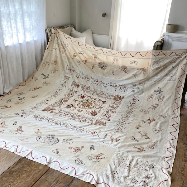 Antique Coverlet - Etsy