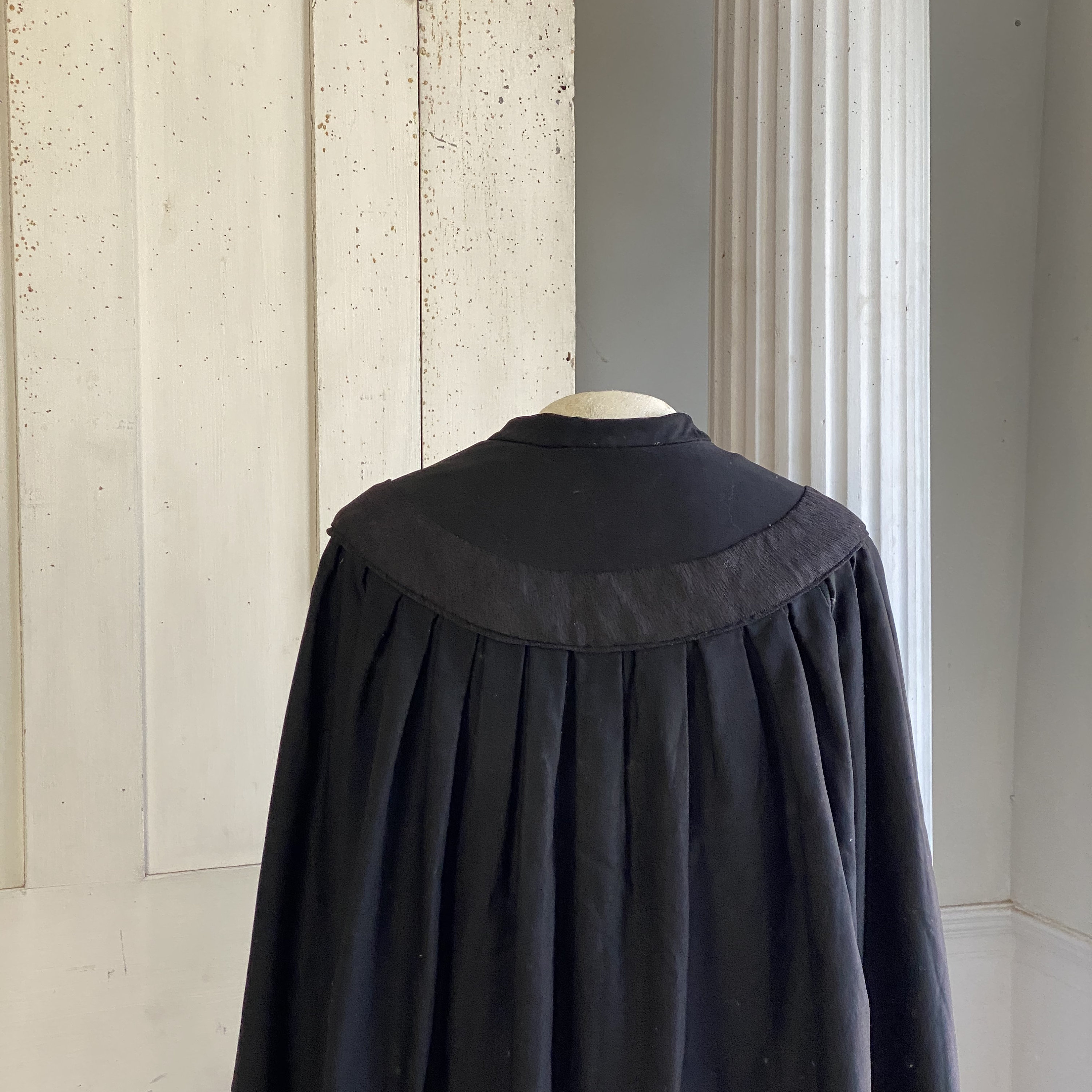 Judge's Gown Antique Cape Cloak Black Velvet Wool - Etsy