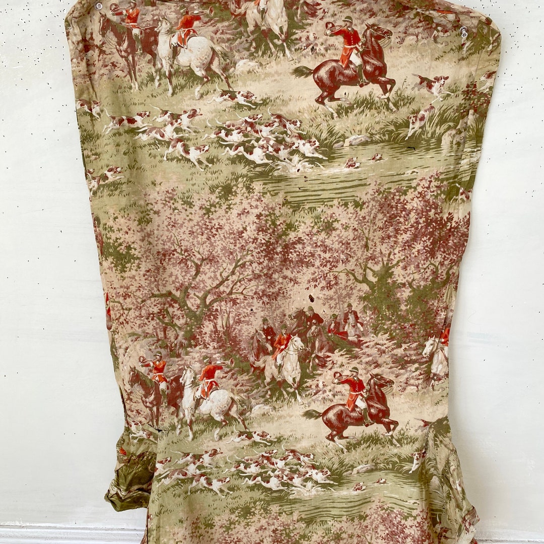 Slipper Chair Antique French Slipcover Slip Cover English Hunt Fabric ...