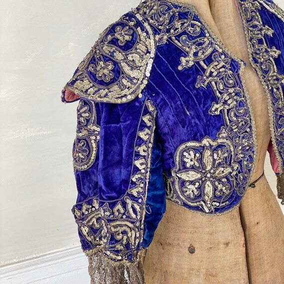 Antique Royal Blue Opera Costume San Carlo Opera Comp… - Gem