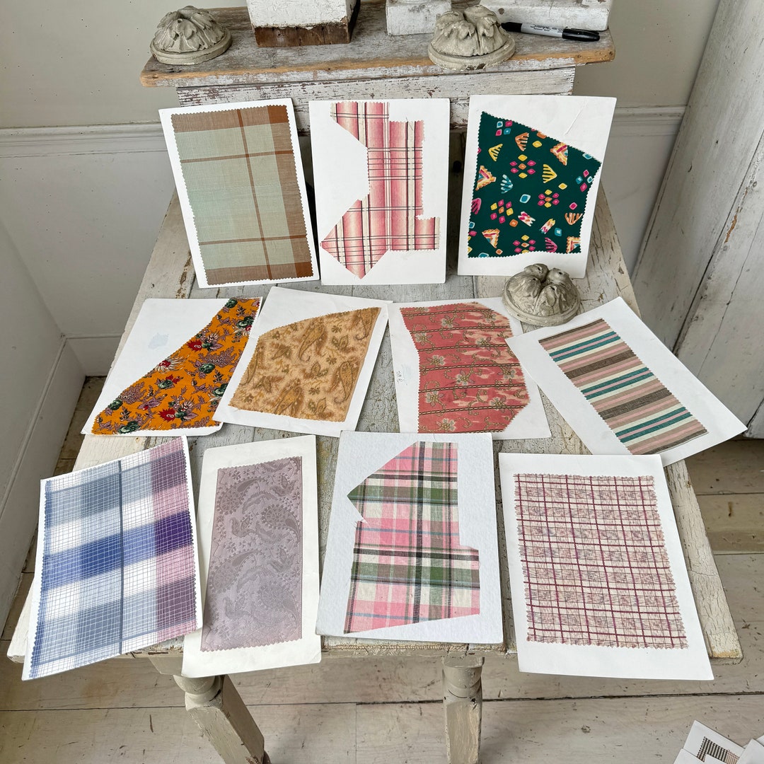 11 INSPIRATION Board / Patchwork Patches French Fabric Samples 1700's ...
