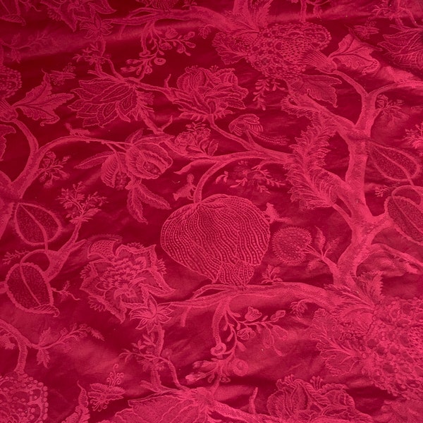 Pink Damask Fabric - Etsy