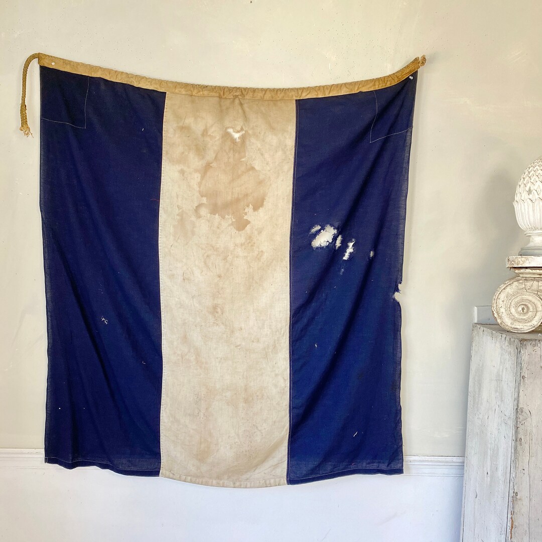 Vintage World War II Naval Flag Authentic WW2 "j" "juliet" or "jig ...