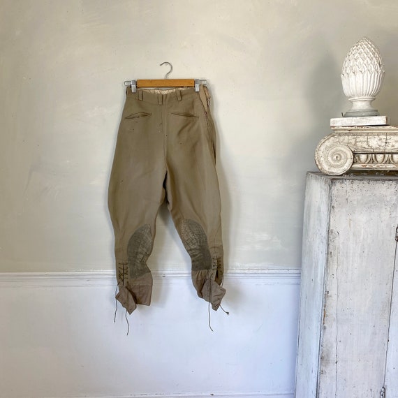1930s Vintage Riding Pants Jodhpurs Wool Pants Men's … - Gem
