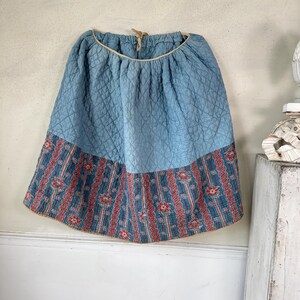 18th Century French Jupe Provencal Skirt Quilted Piquee Coastal Home ...