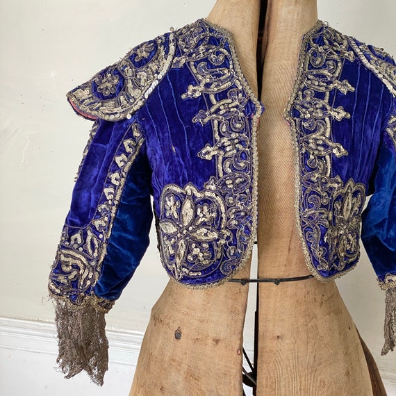 Antique Royal Blue Opera Costume San Carlo Opera Comp… - Gem