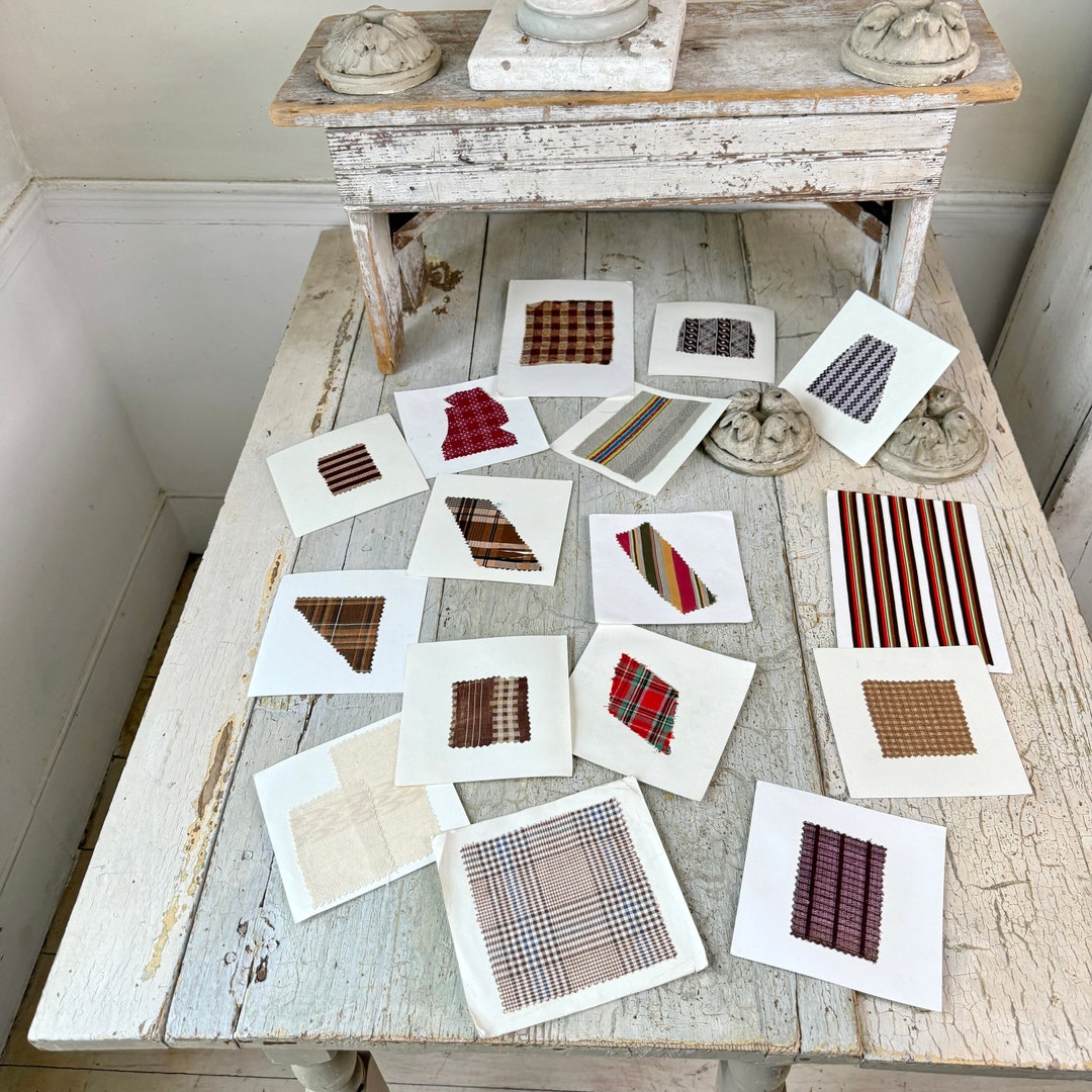 24 INSPIRATION Board / Patchwork Patches French Fabric Samples 1700's ...