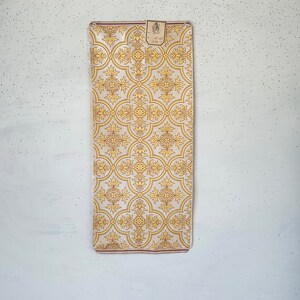 22x9 TAG French Antique Silk Brocade Woven Document Design Pattern ...