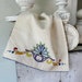 1920's Embroidered Linen Inspiration Piece Colorful Coastal Home Boho ...