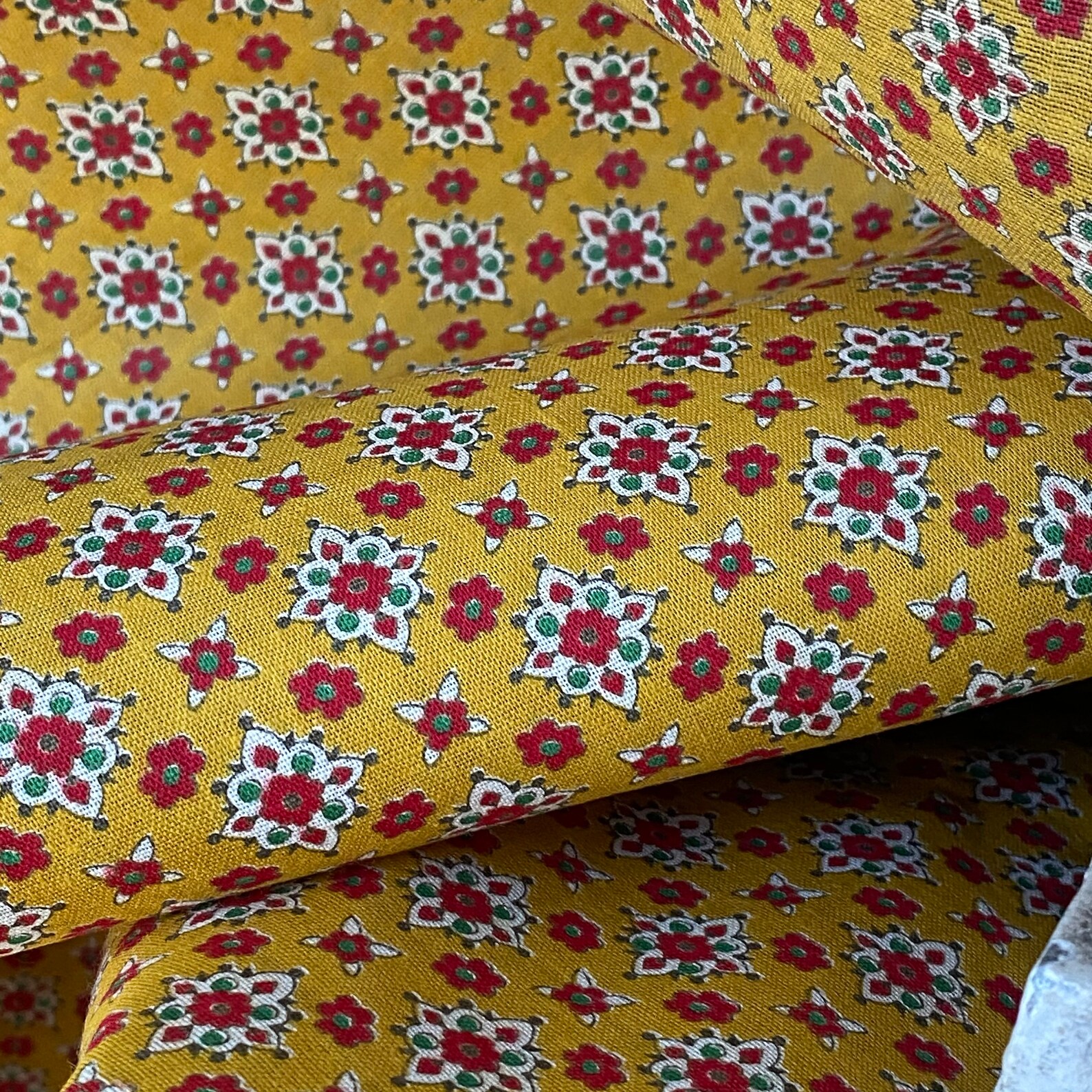 Vintage Foulard Foulards Design French Fabric Material - Etsy