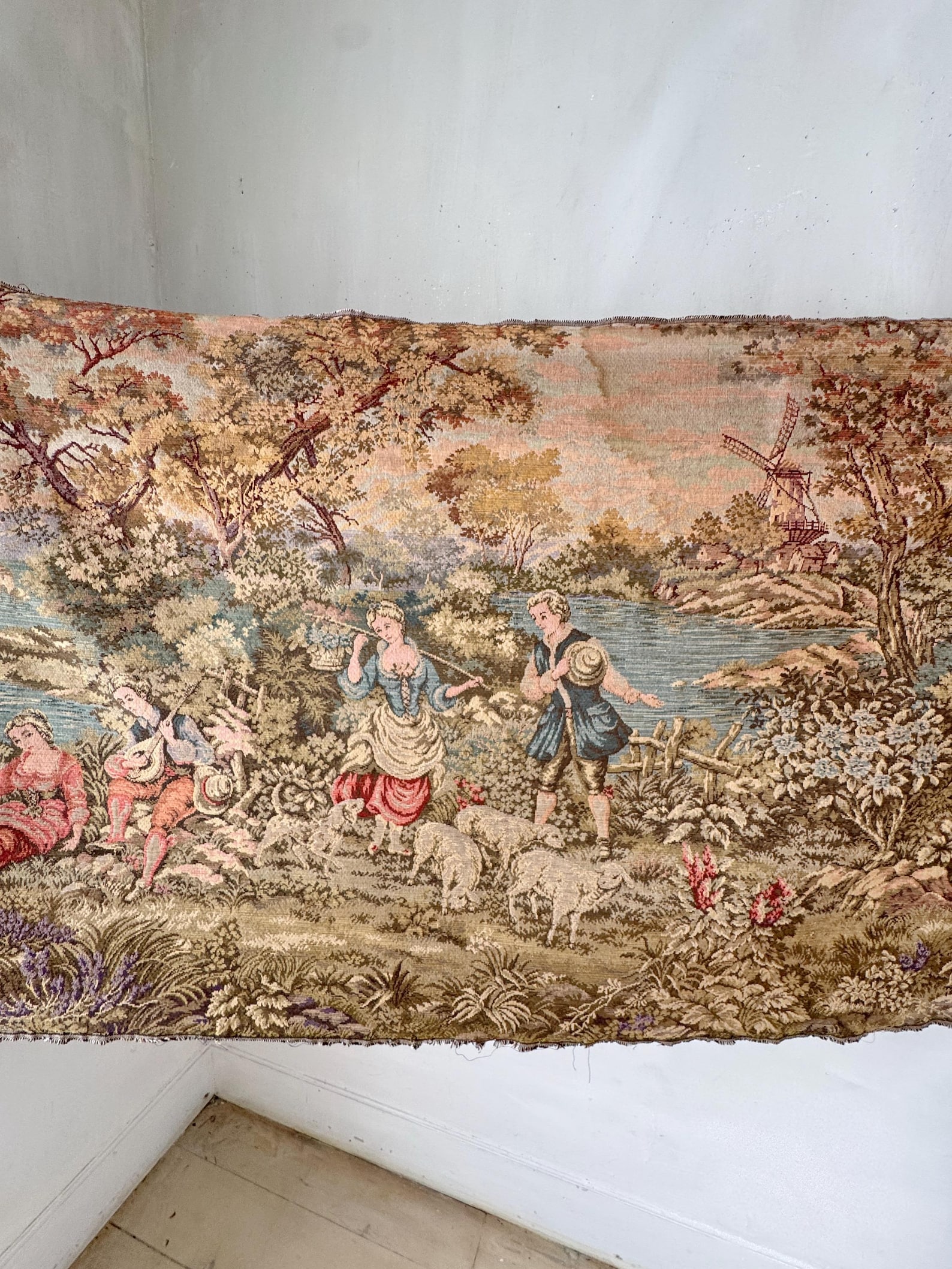 76x40 Large French Vintage Corot Inspired Wall Art Hanging Tapestry ...