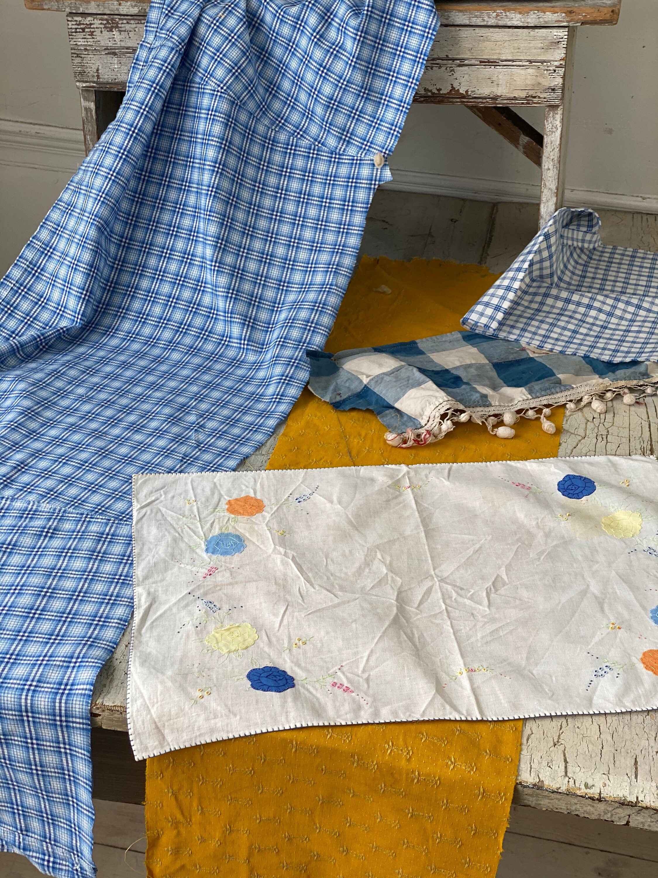 French Plaid and Check English Doily Project Bundle for Sewing | Etsy