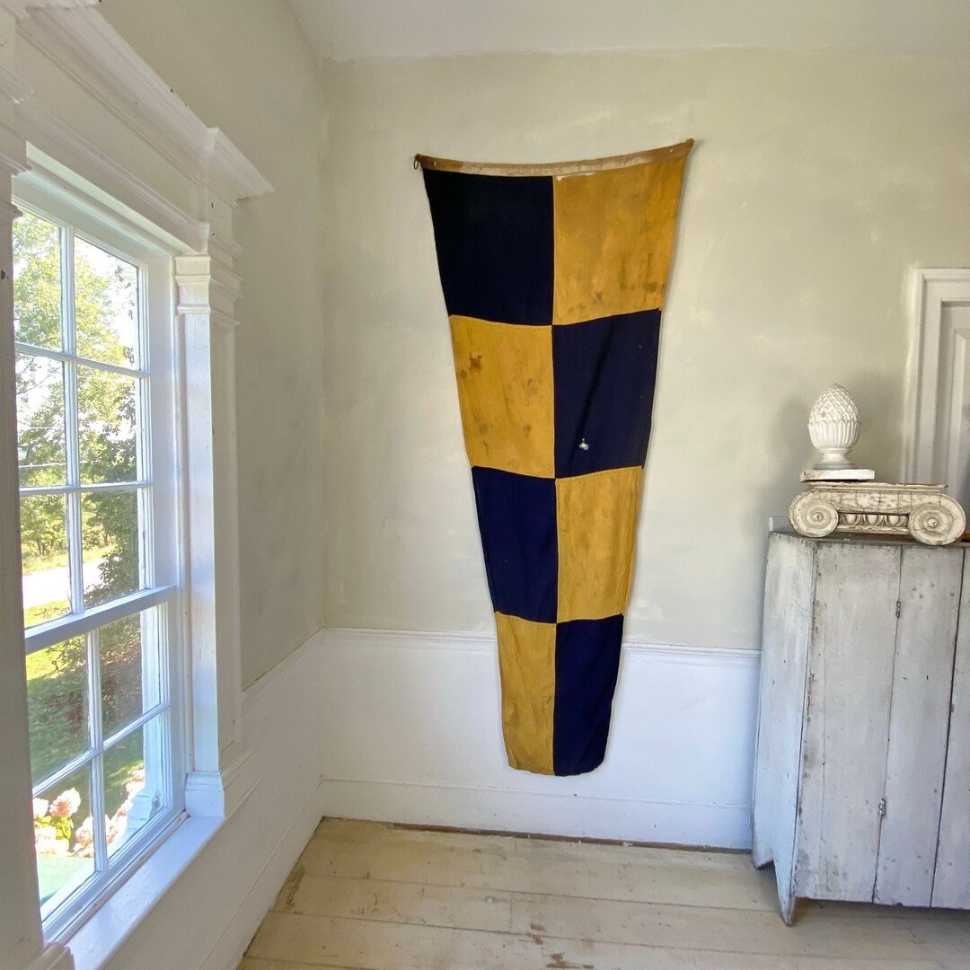 Vintage World War II Naval Flag Authentic WW2 ne negative Governing ...