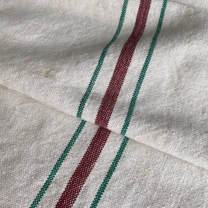 Christmas Fabric Homespun Cotton Fustian Linen Mix for Stockings ...