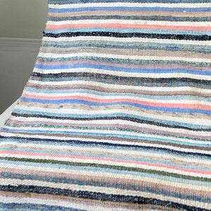 8.9 Yards Vintage Rag Rug Stair Hall Table Runner European Carpet Rug ...