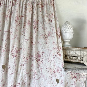 STUNNING Floral Inspiring French Country Curtain Vintage French Country ...
