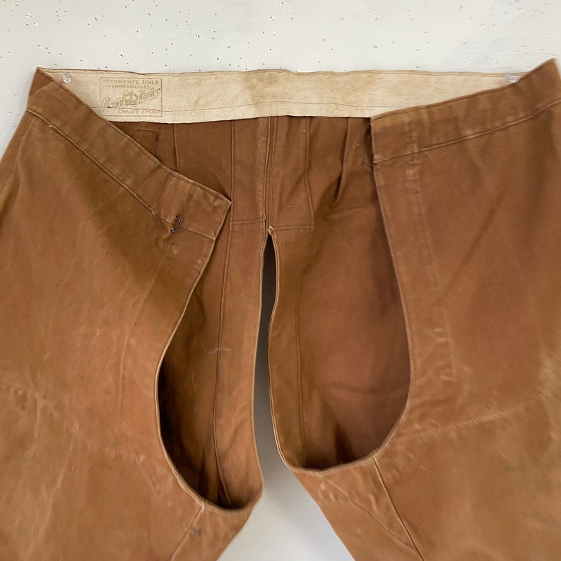 French Vintage Hunting Chaps 1930s Work Wear Historic Chore Wear 38 ...