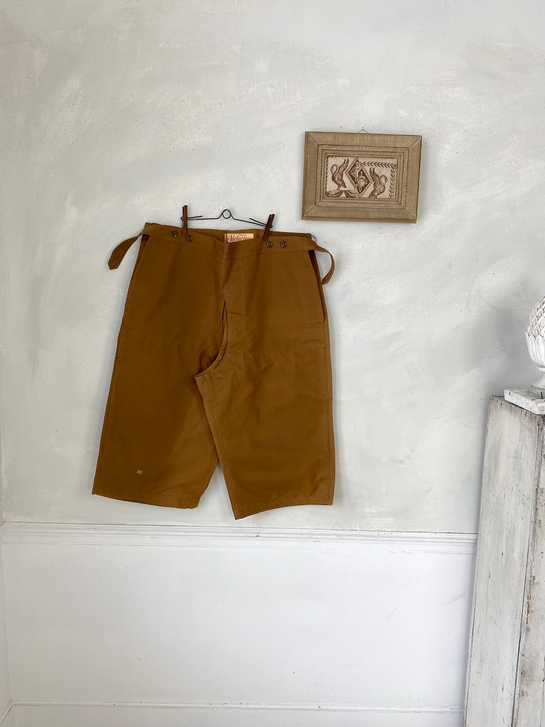 Canvas Chaps Heavy Vintage French Work Wear Pants Trousers 1960s Chore ...